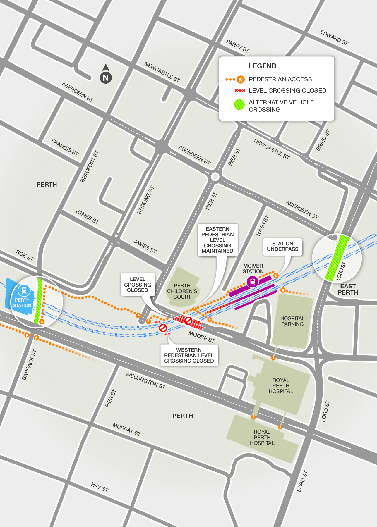 Moore Street Level Crossing Closure