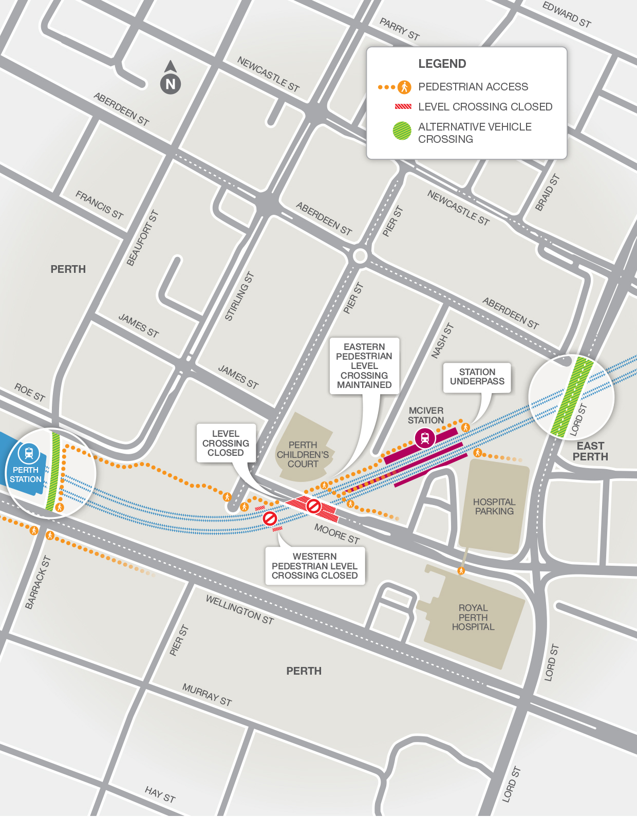 Moore Street Level Crossing Closure